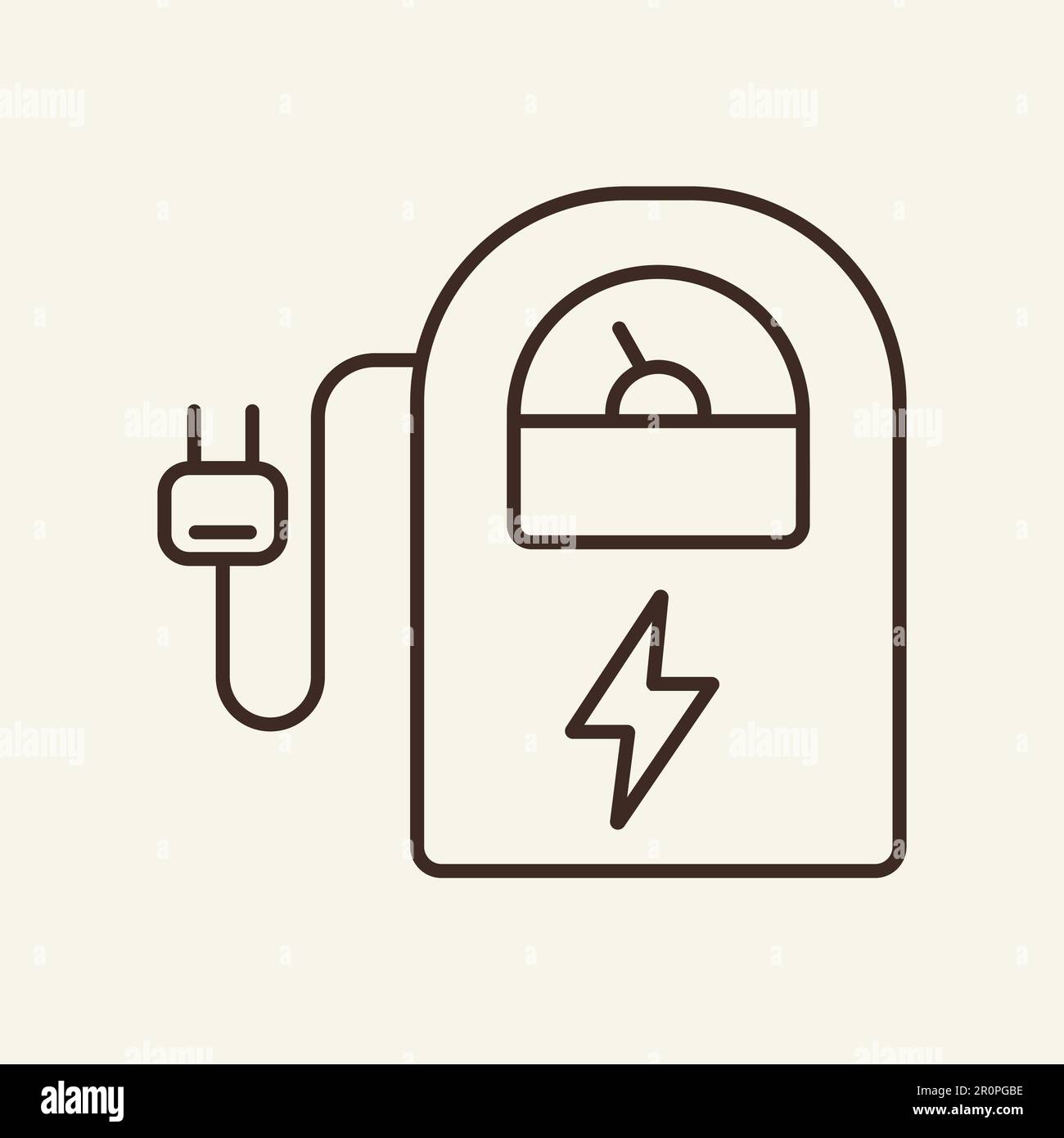 Recharging car battery on Stock Vector Images - Alamy
