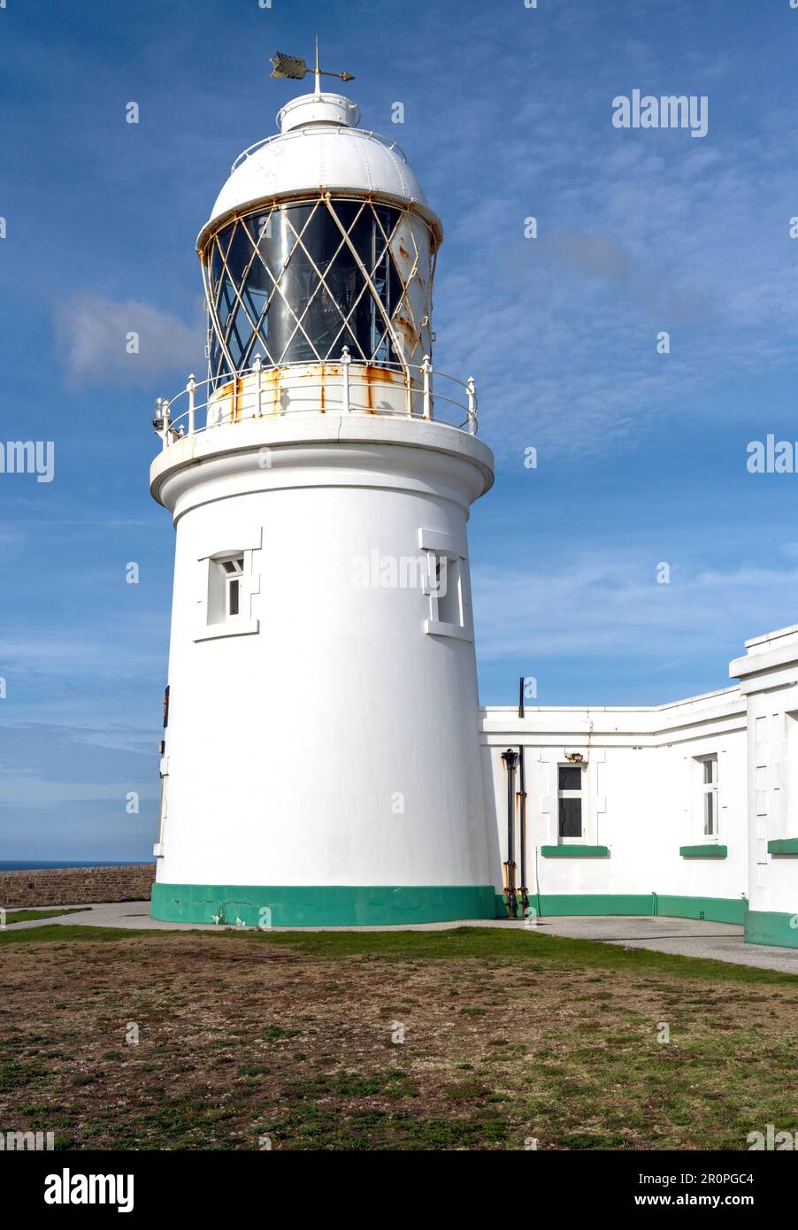 Pendeen Lighthouse, also known as Pendeen Watch, on the Penwith ...