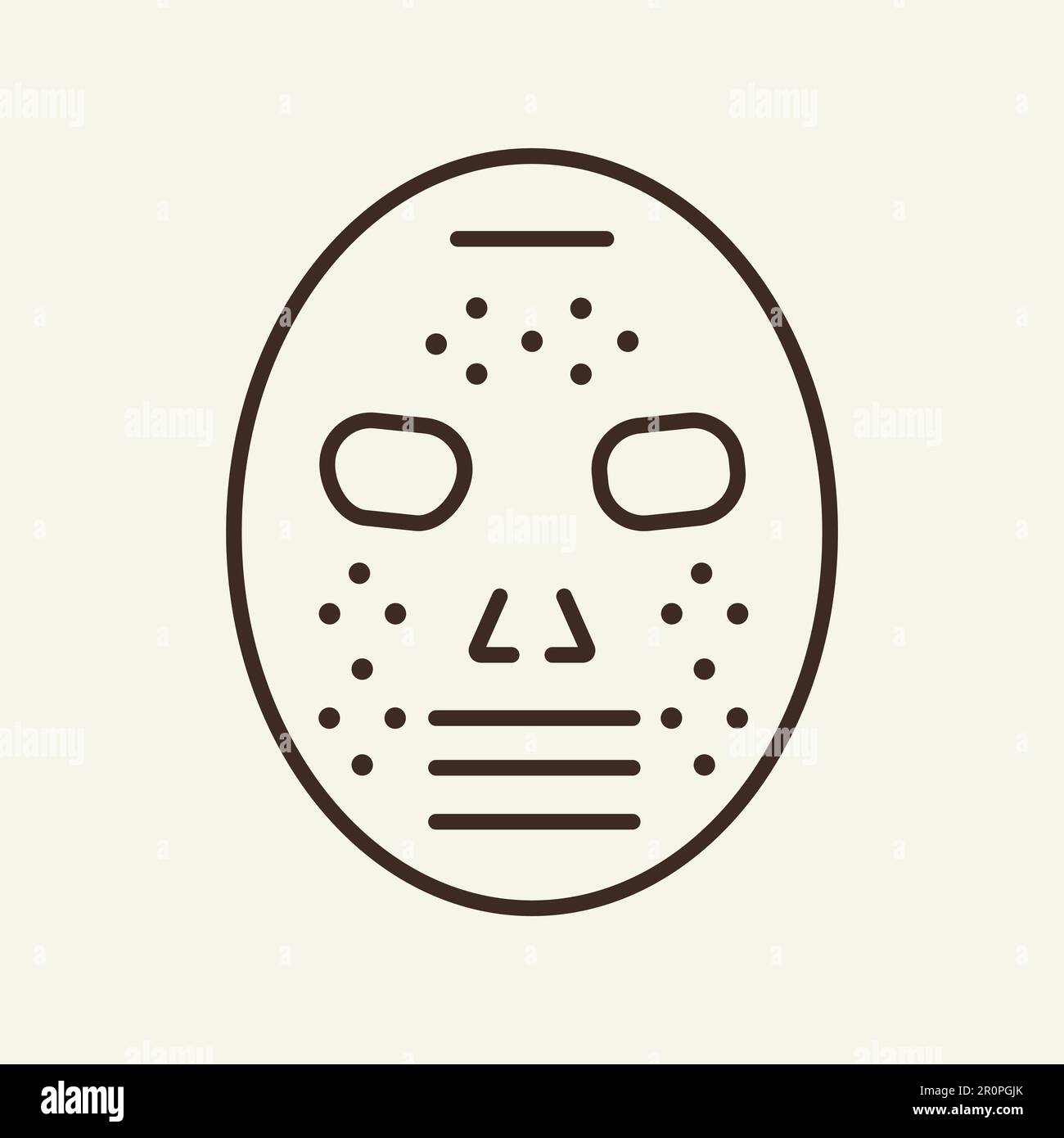 Ghost mask scream Stock Vector Images - Alamy