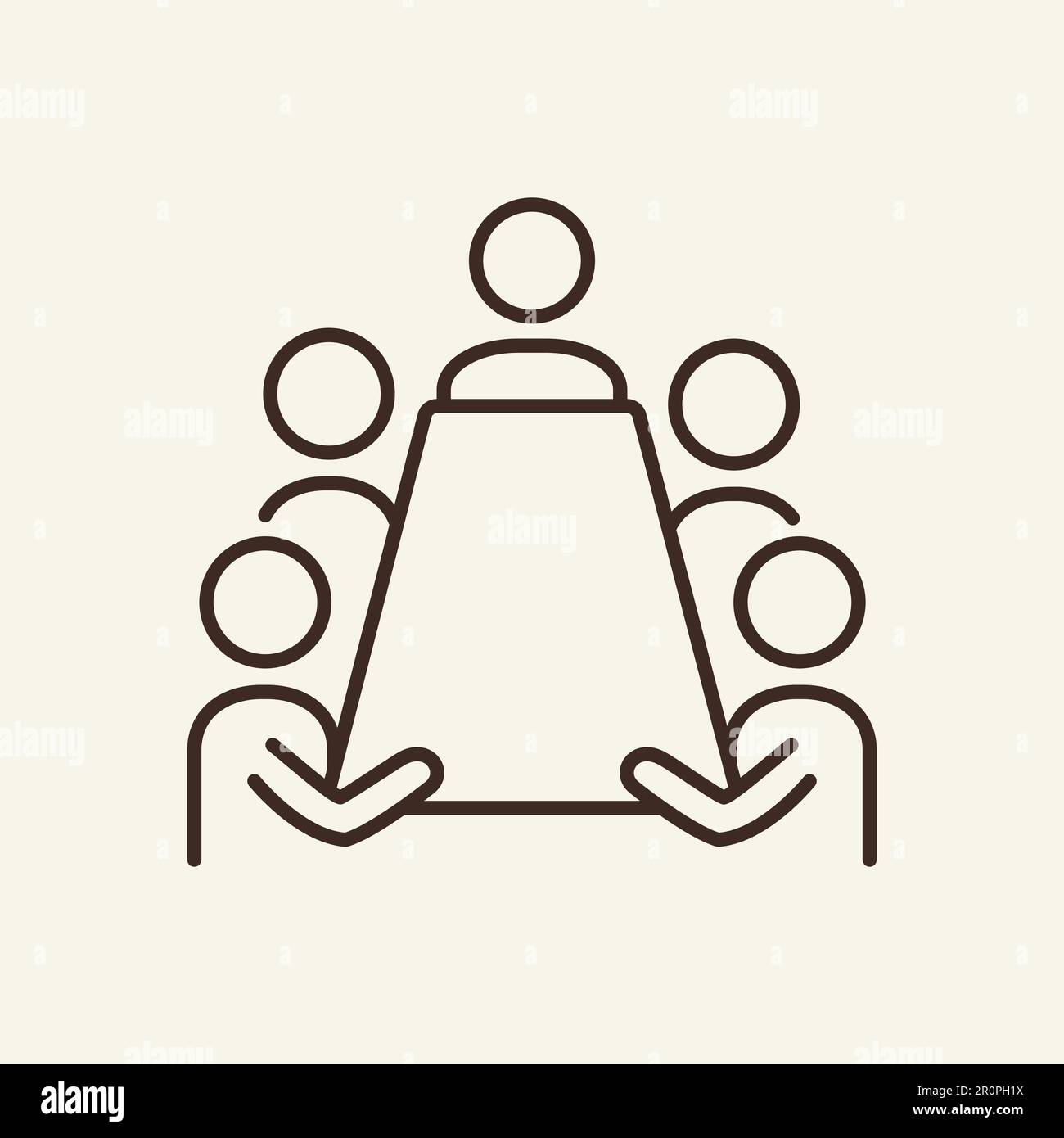 Business forum vector line icon Stock Vector Image & Art - Alamy