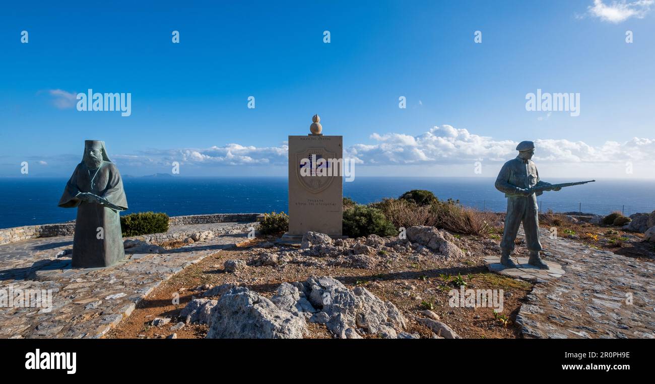 Memorial to Cretan resistance against the Nazis in the Second World War ...