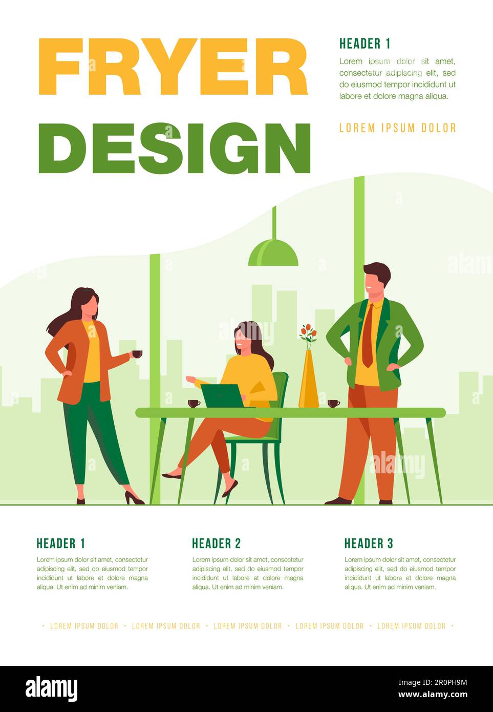 Employees meeting in office kitchen and drinking coffee Stock Vector ...