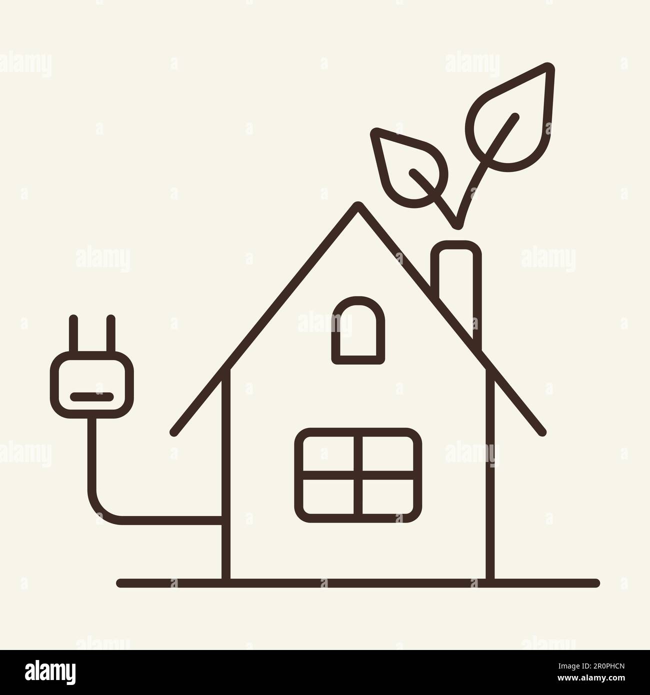 Zero energy home Stock Vector Images - Alamy