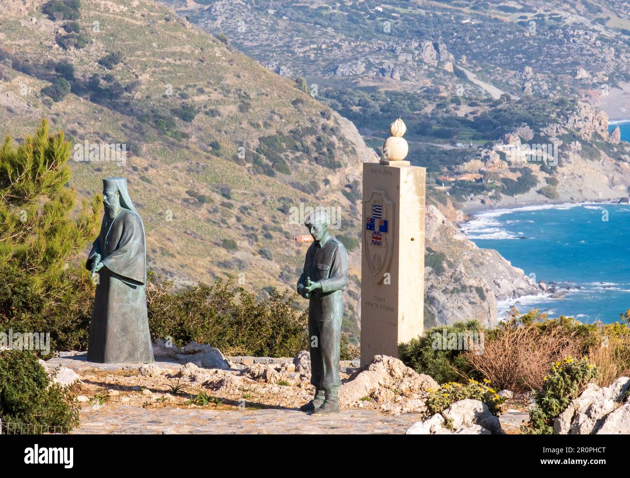 Memorial to Cretan resistance against the Nazis in the Second World War ...
