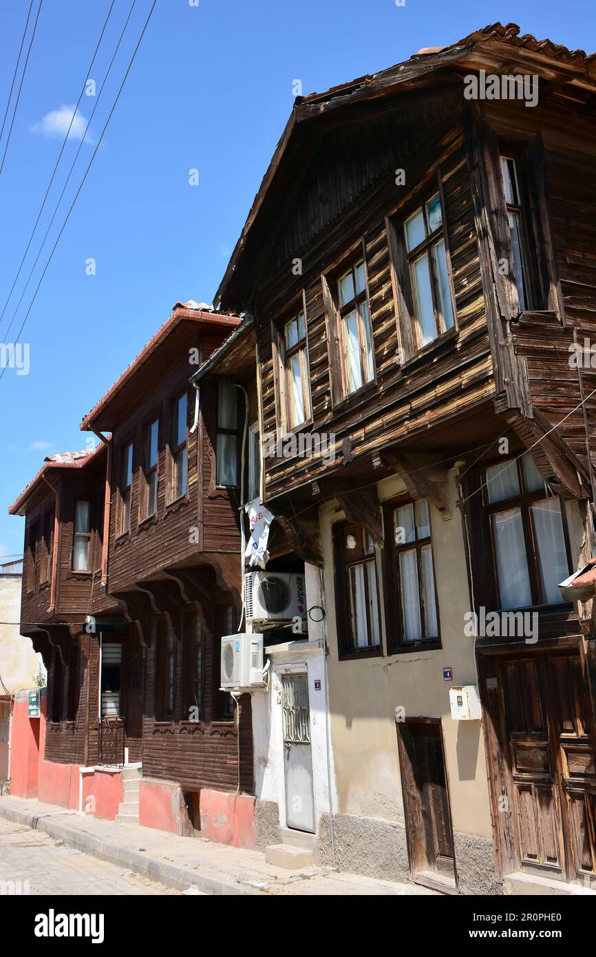 old turkish wooden house, Edirne, Turkey Stock Photo - Alamy