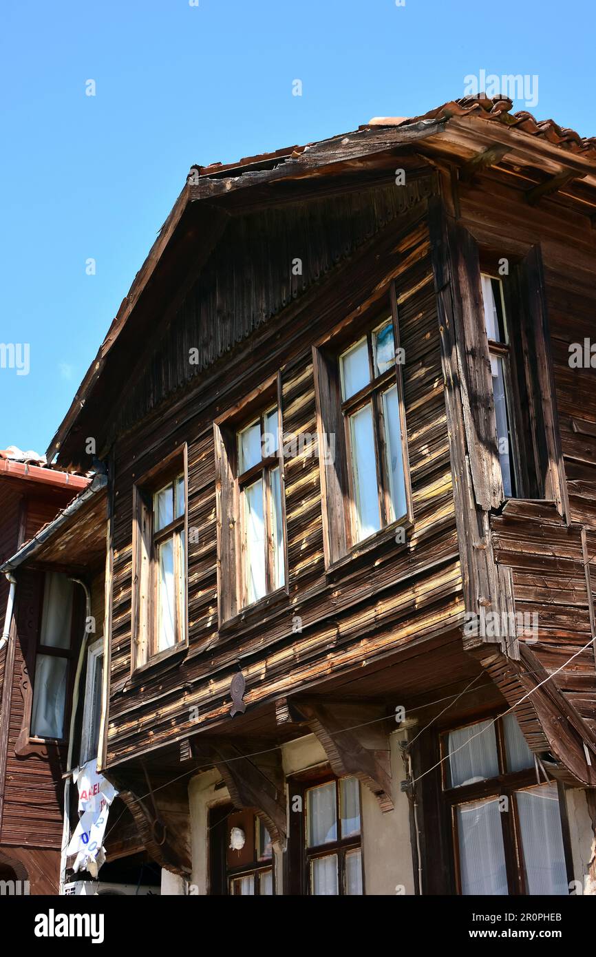 old turkish wooden house, Edirne, Turkey Stock Photo - Alamy