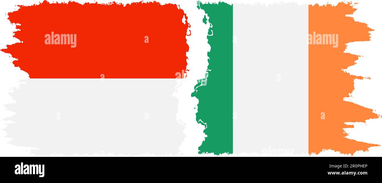Ireland indonesia flag hi-res stock photography and images - Alamy