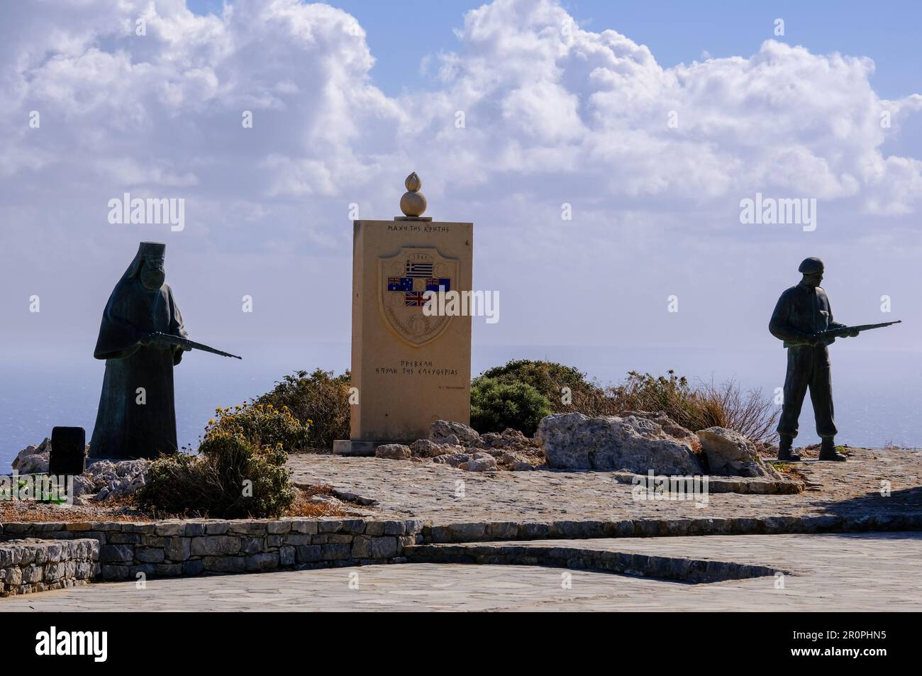 Memorial to Cretan resistance against the Nazis in the Second World War ...
