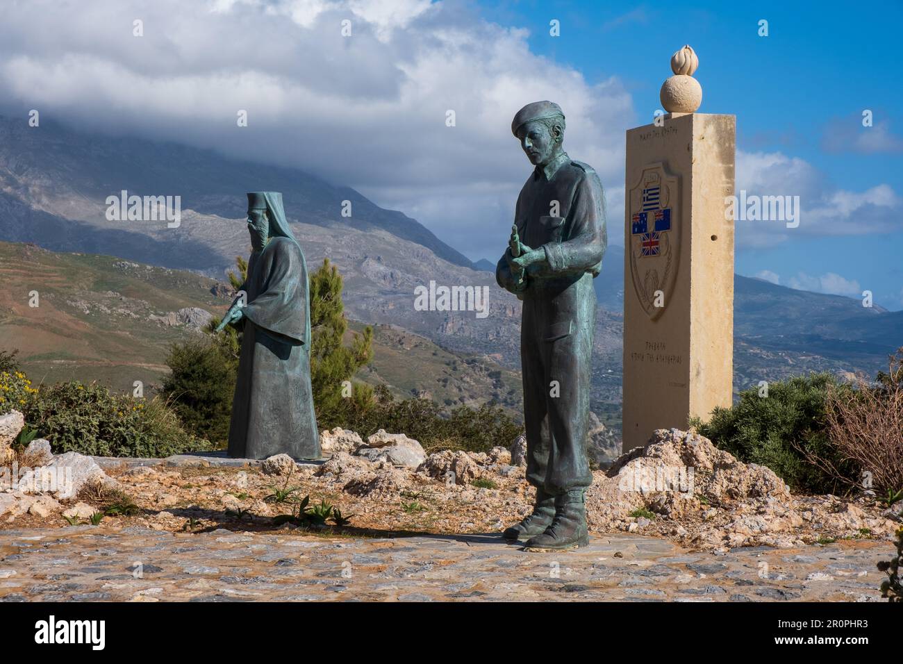 Memorial to Cretan resistance against the Nazis in the Second World War ...