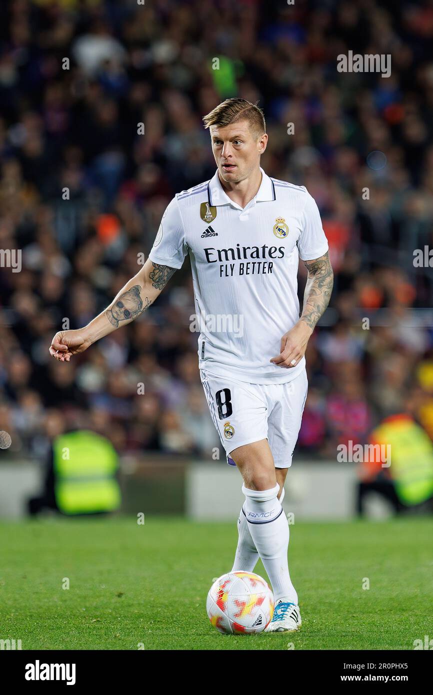 BARCELONA - APR 5: Kroos in action during the Copa del Rey match ...