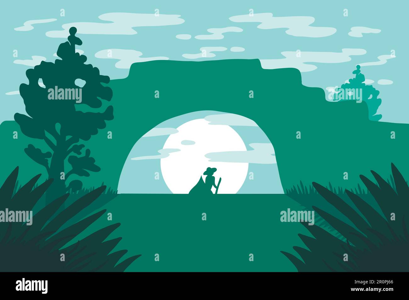 Under the rialto bridge Stock Vector Images - Alamy