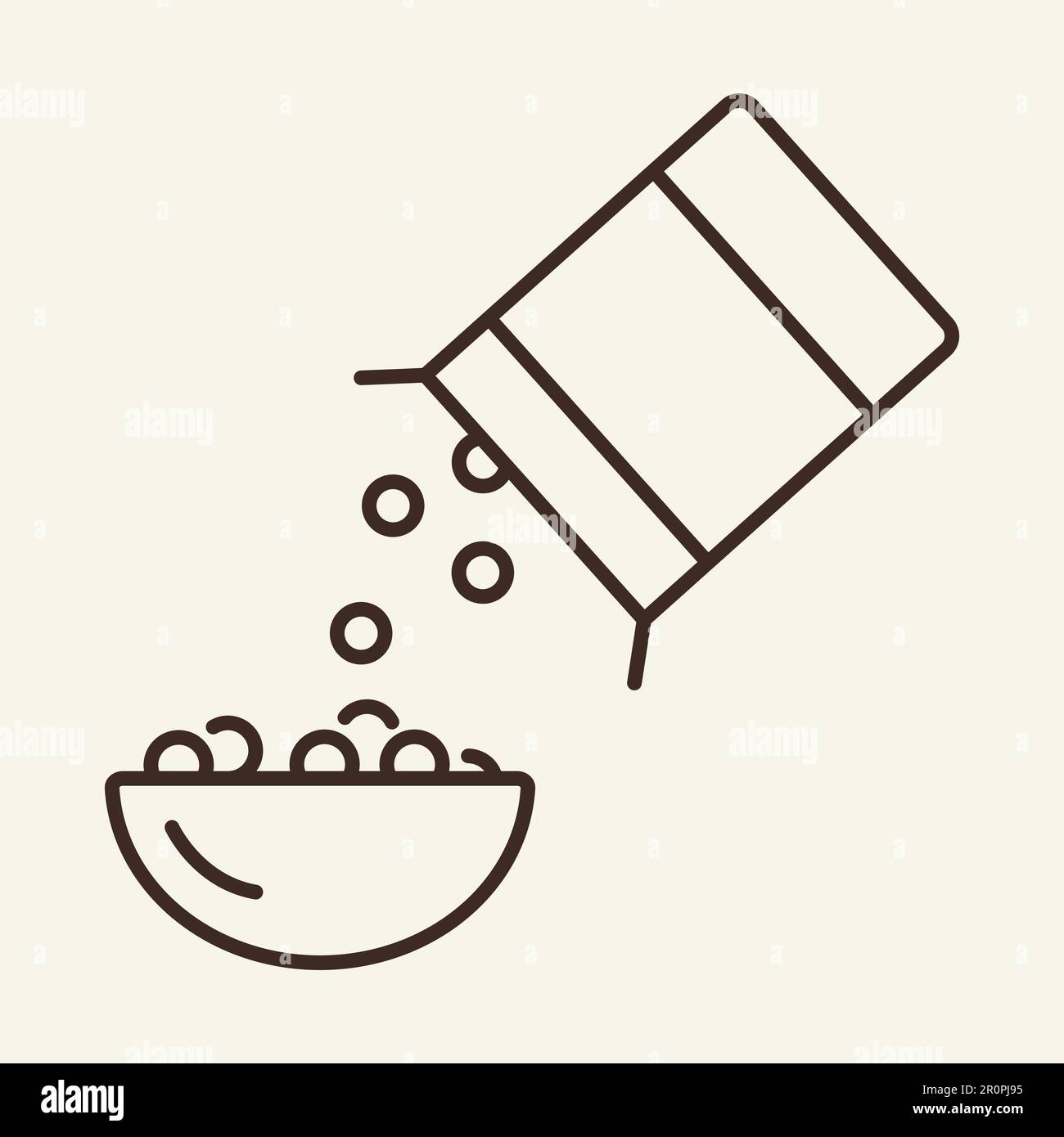 Cornflakes line icon Stock Vector Image & Art - Alamy