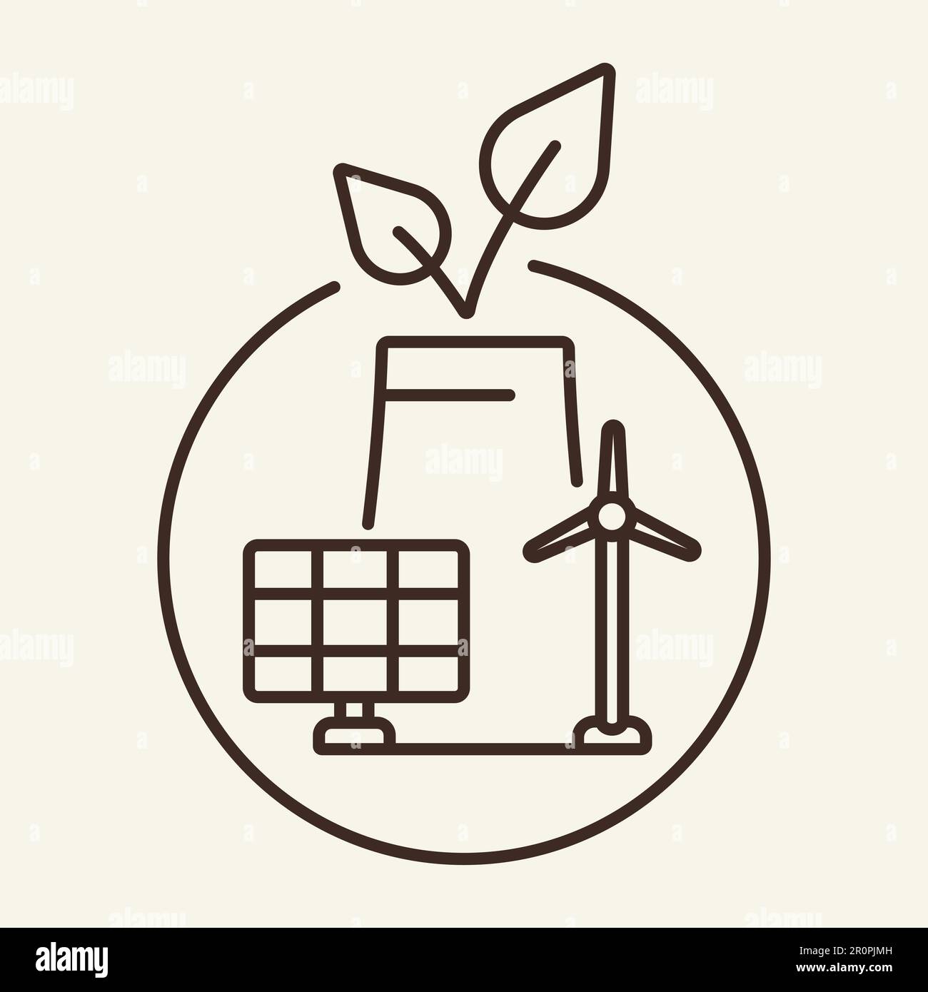 Green infrastructure line icon Stock Vector Image & Art - Alamy