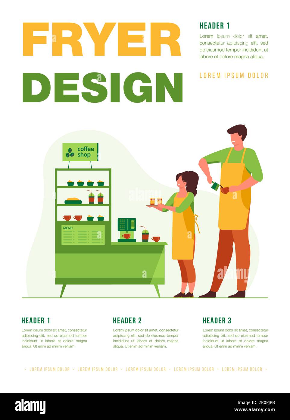 Female barista holding coffee Cut Out Stock Images & Pictures - Alamy