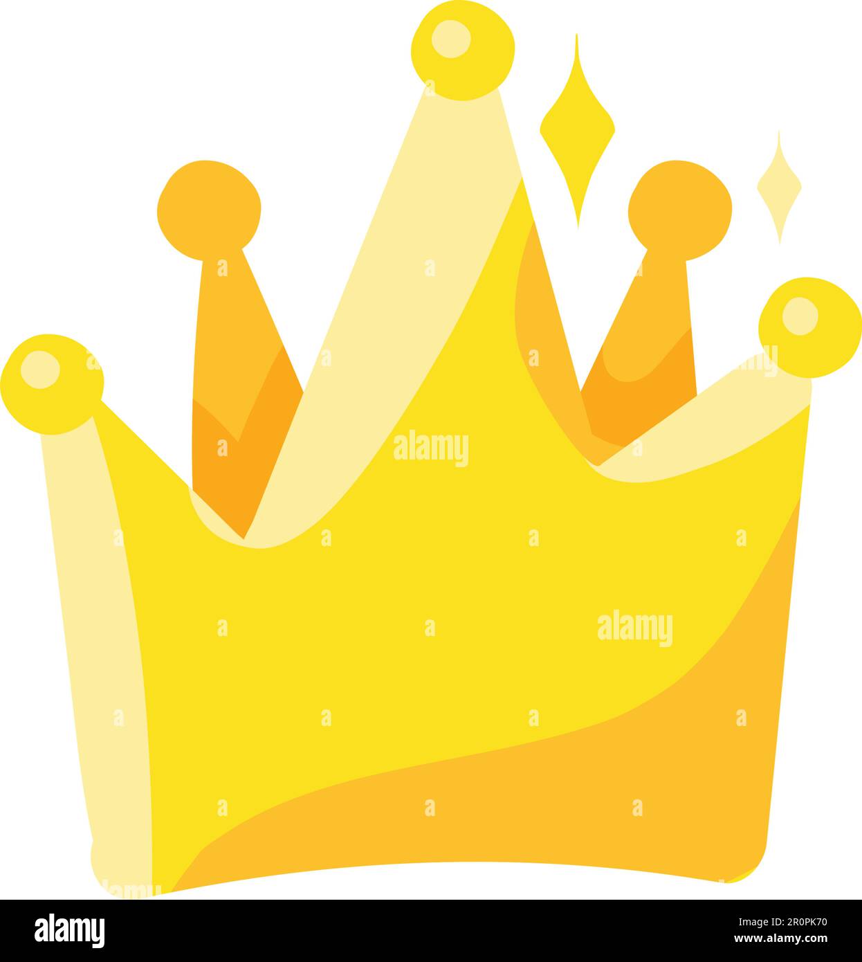 Crown flat color illustration. Winner, champion, king clipart. Award ...