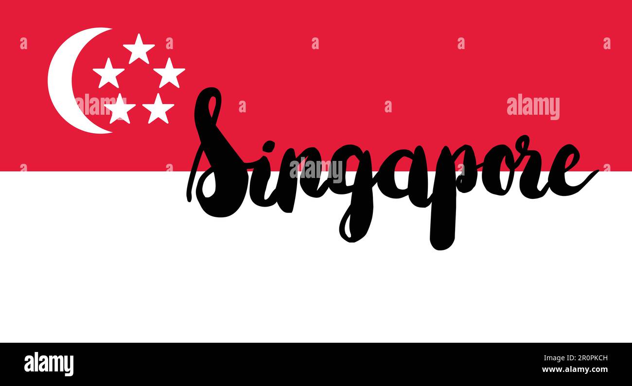 Happy singapore national day Stock Vector Images - Alamy
