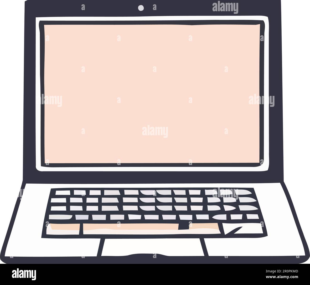 Modern laptop icon on white background vector Stock Vector Image & Art ...