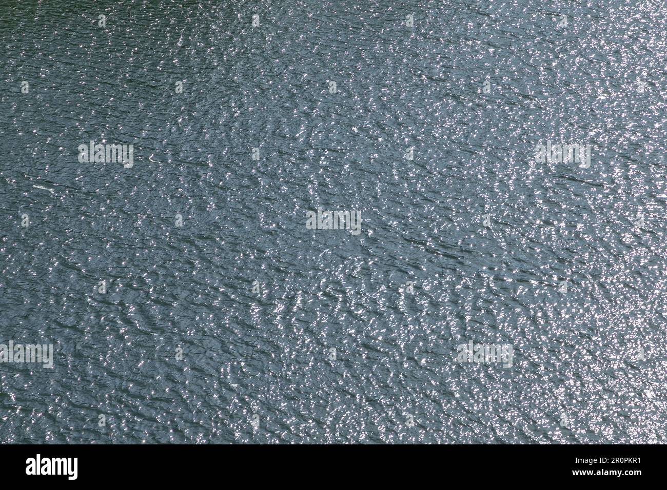 aerial of river water with light waves Stock Photo - Alamy