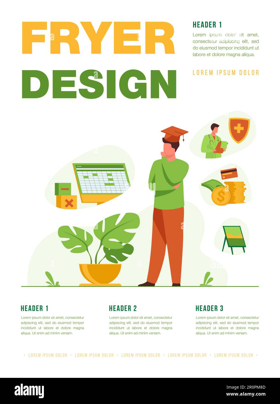 Male student choosing program in college Stock Vector Image & Art - Alamy