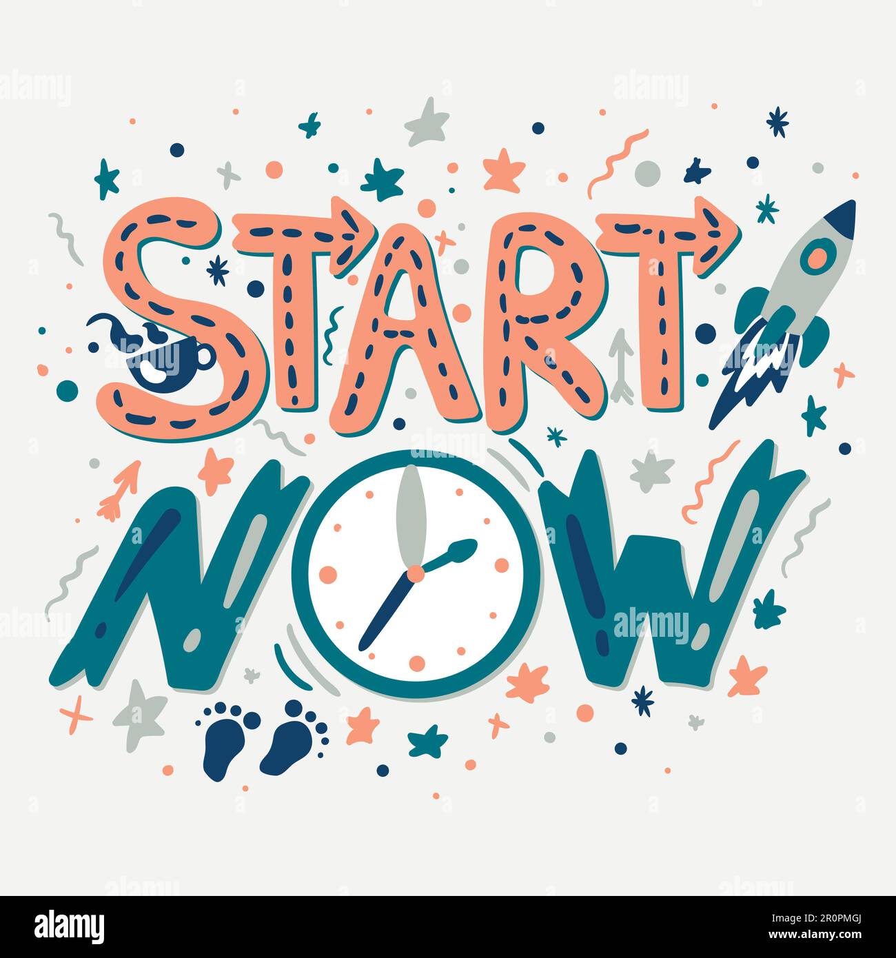 Success Secret - Start Now. Motivation and inspiration slogan. Inspire ...