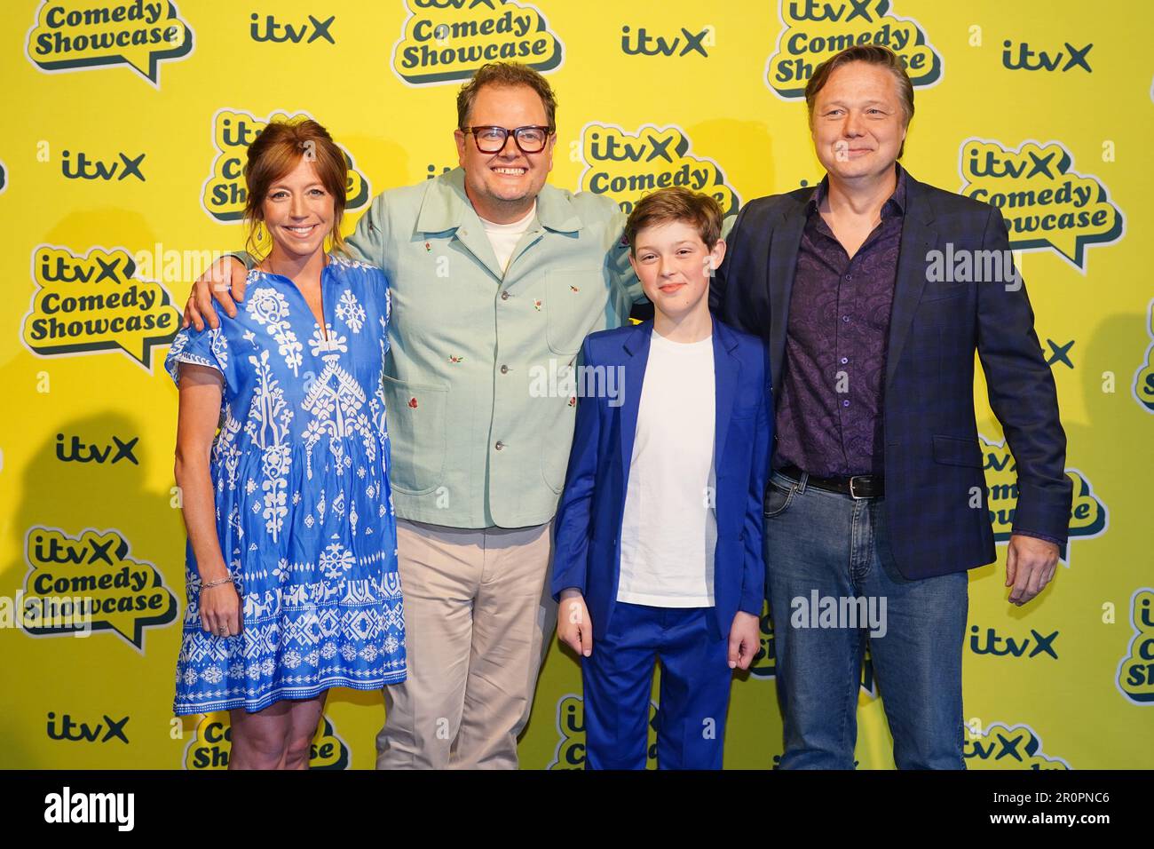 (left to right) Nancy Sullivan, Alan Carr, Oliver Savell and Shaun ...