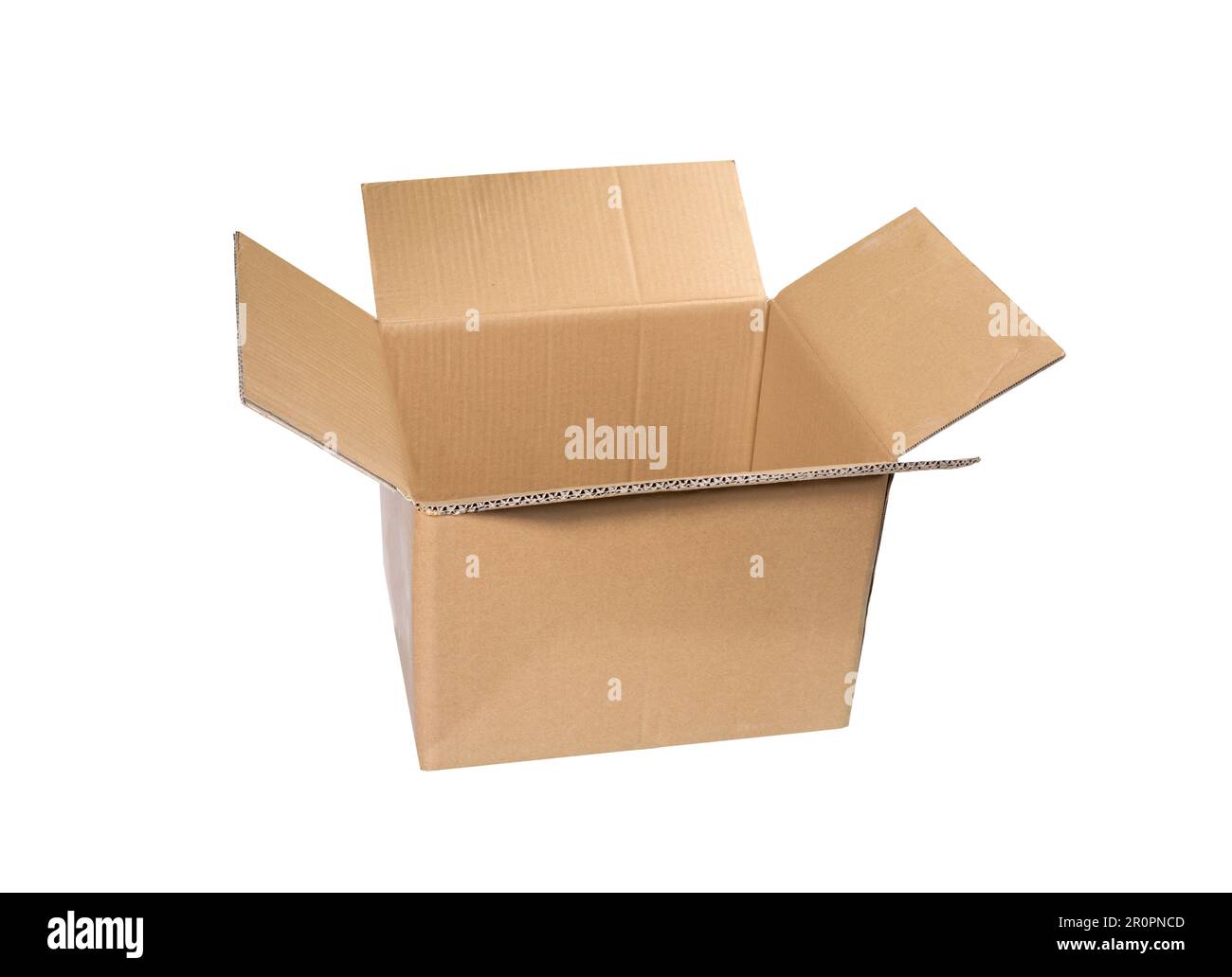 Cardboard box open flat hi-res stock photography and images - Alamy
