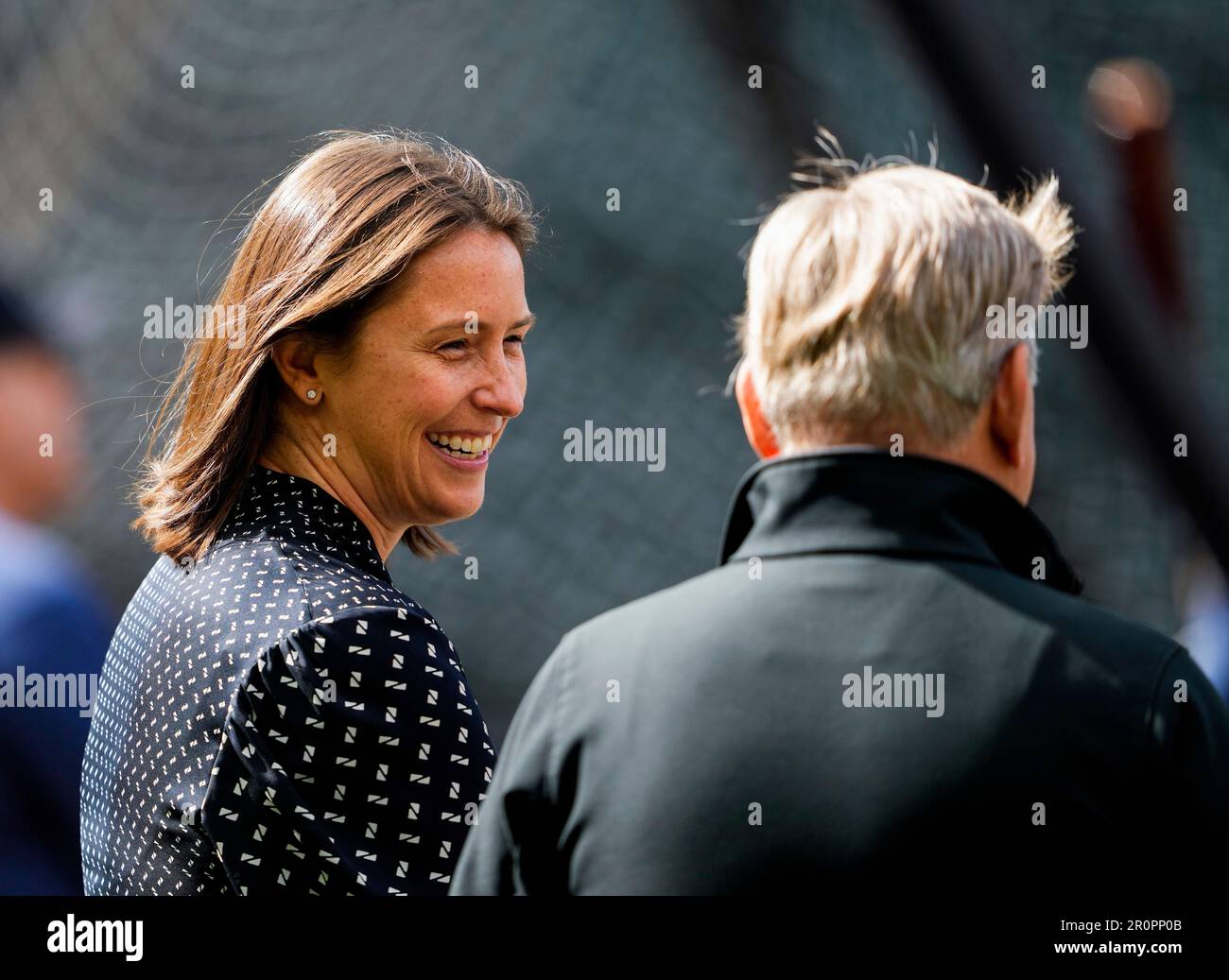 Seattle Mariners president of business operations Catie Griggs smiles ...