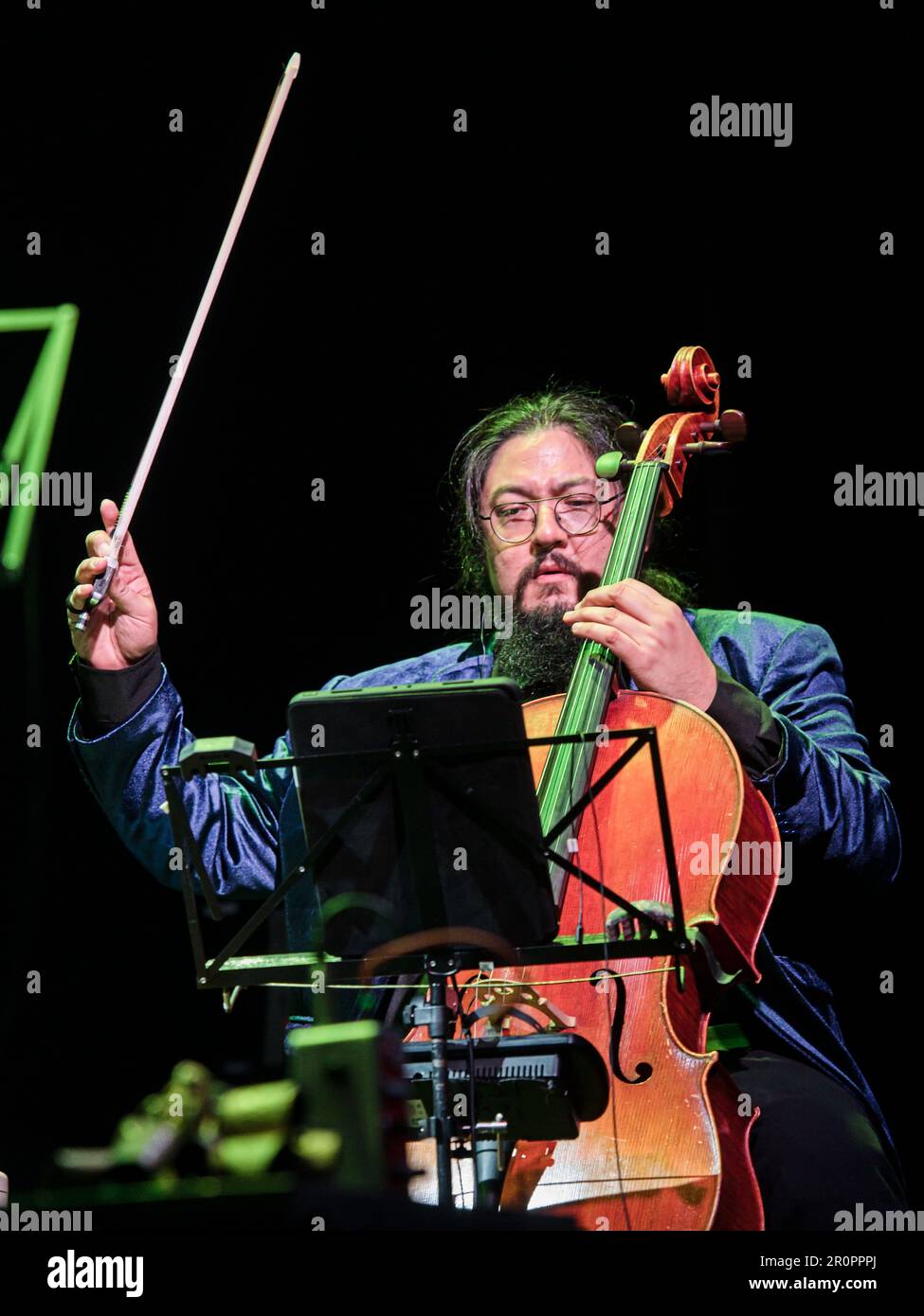 String quartet performs hi-res stock photography and images - Alamy