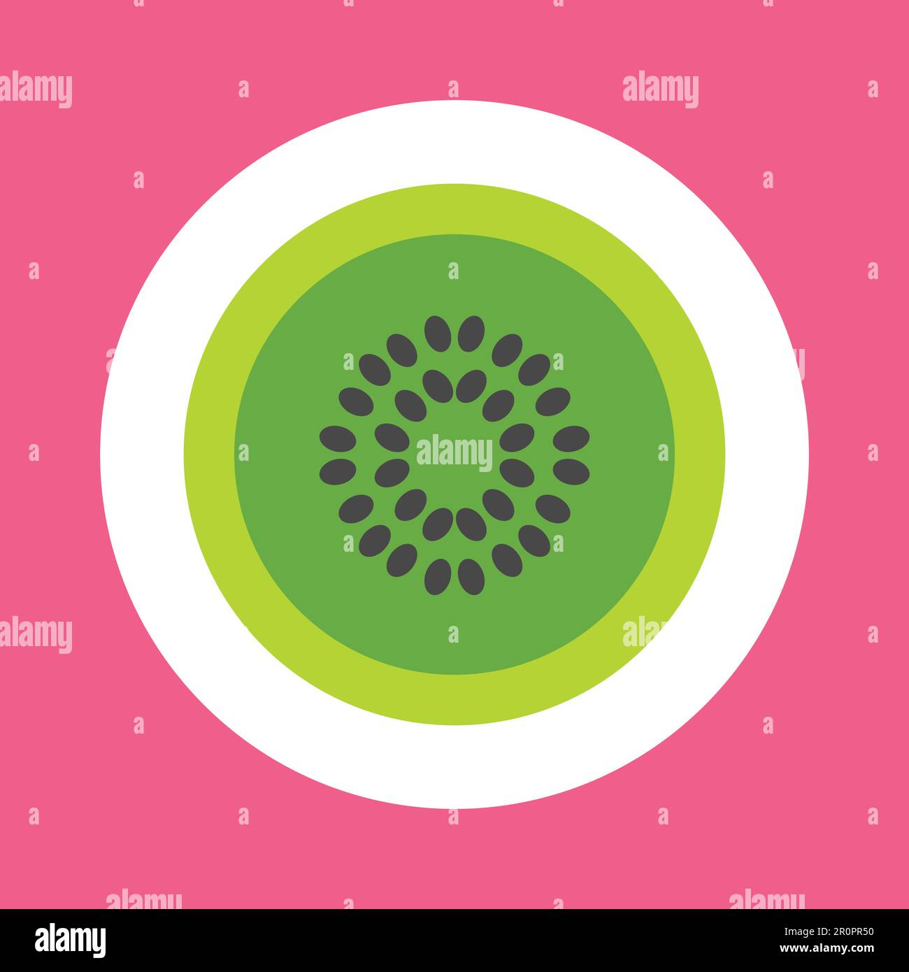 Kiwi cartoon sticker. Nice fruit. Girl fashion patch. Sweet and tasty ...