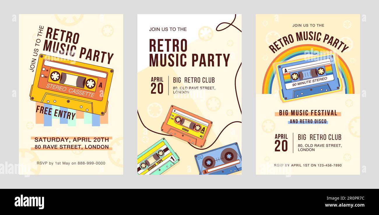 Music invitation Stock Vector Images - Alamy