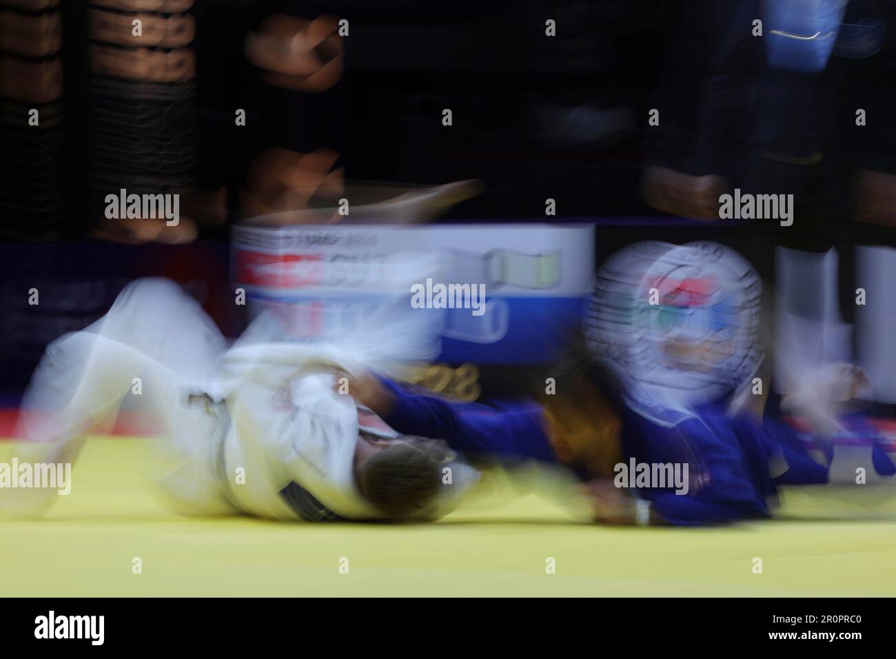 Manuel Lombardo of Italy (blue) and Nils Stump of Switzerland (white ...