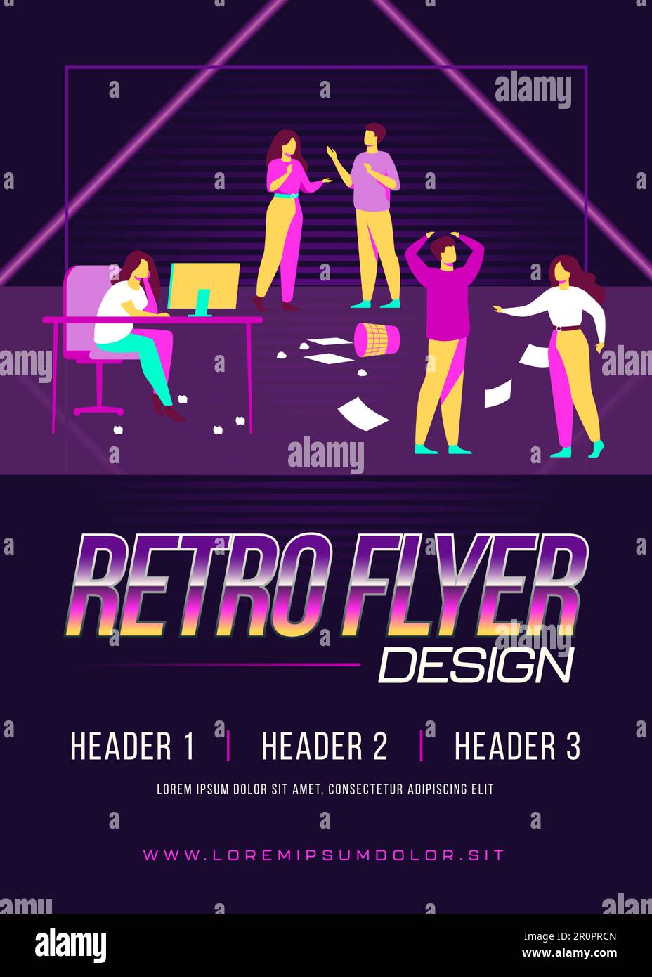 Girl desk computer mess hi-res stock photography and images - Alamy