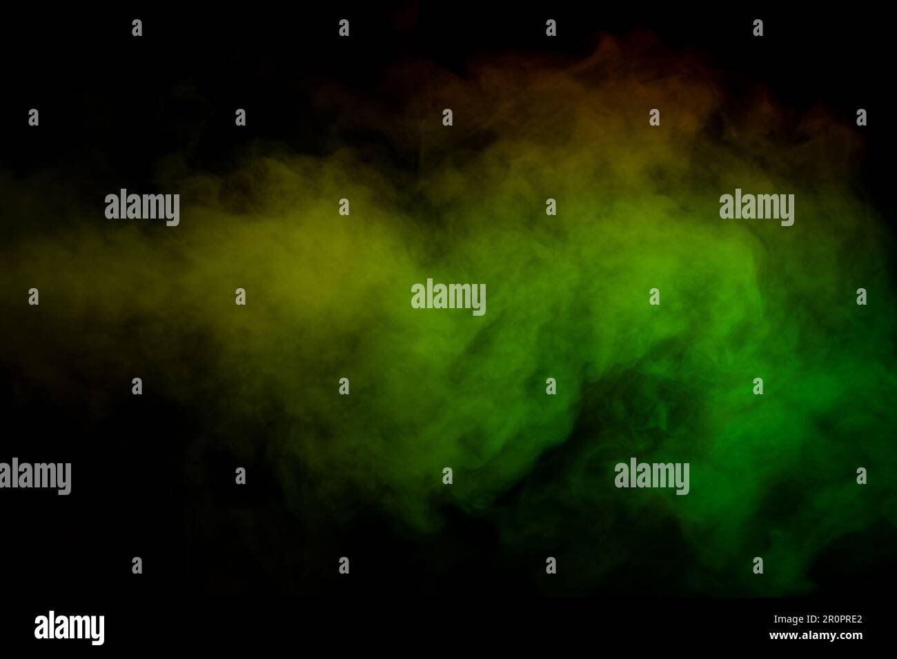 Red and green steam on a black background. Copy space Stock Photo - Alamy