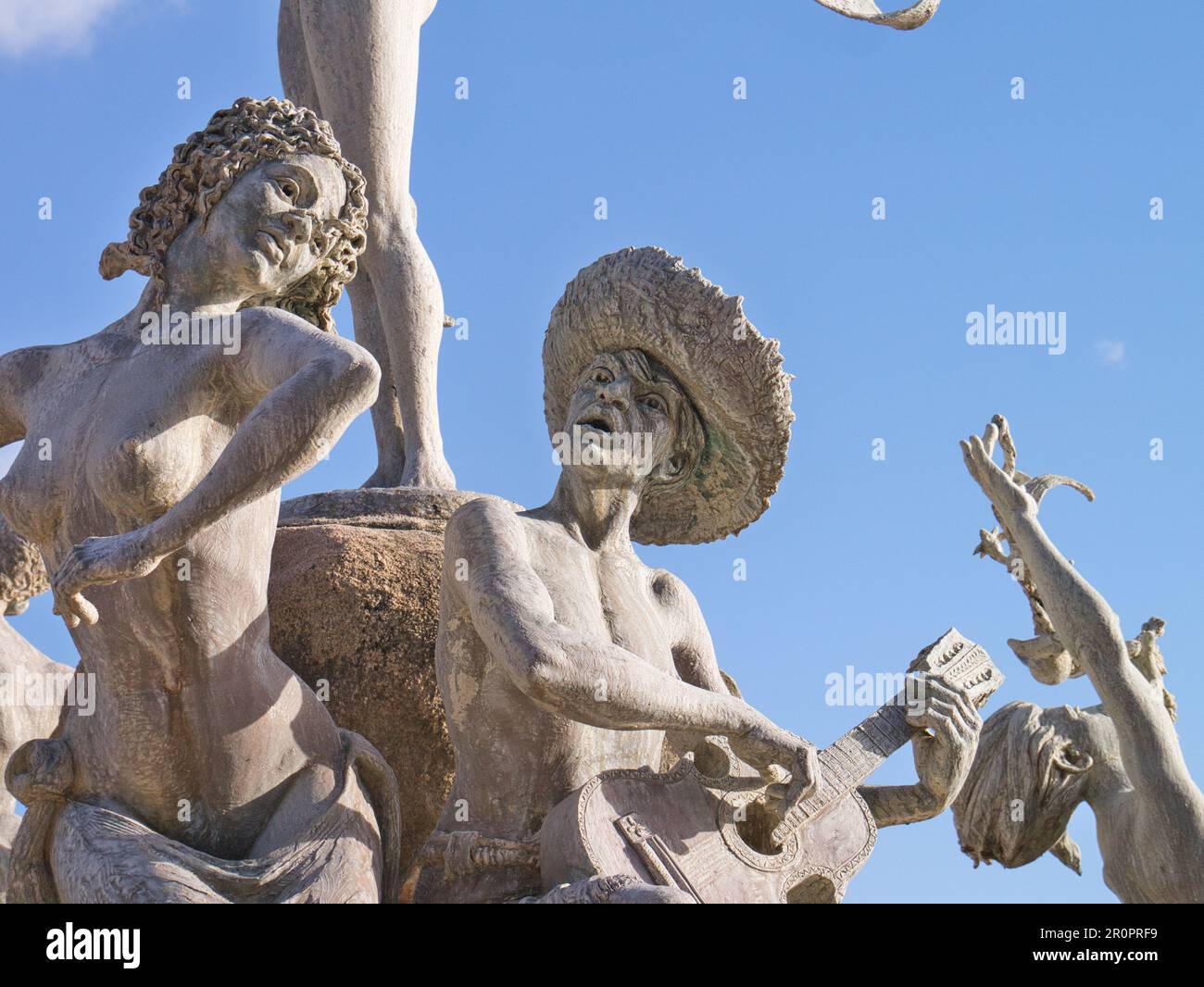 Raices Fountain near Paseo de la Princesa in Old San Juan, Puerto Rico ...