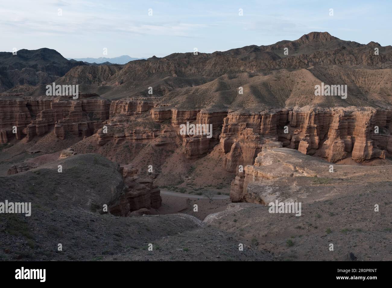 Charyn Canyon in South East Kazakhstan in the Almaty region. Tian Shan ...