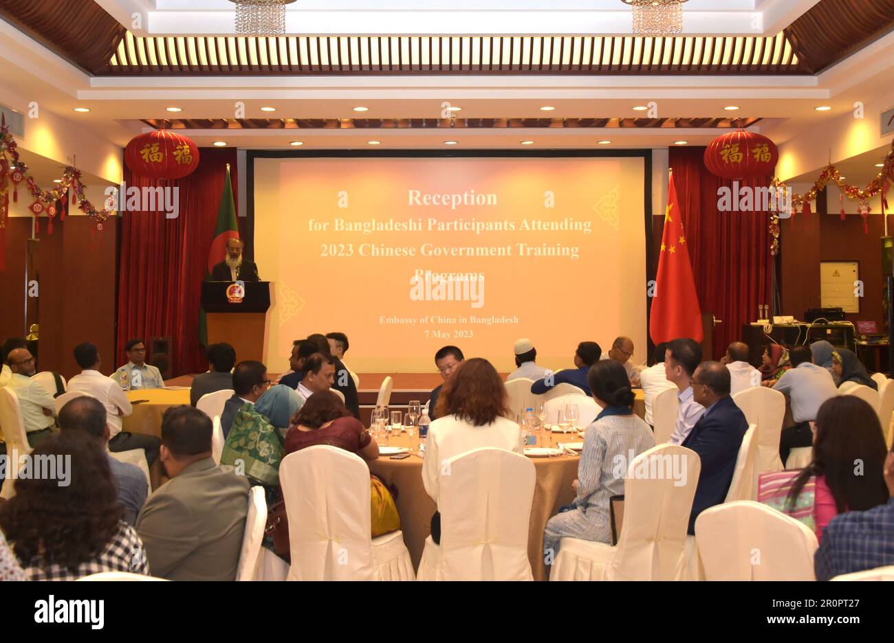 Dhaka. 9th May, 2023. Participants attend the Reception for Bangladeshi ...
