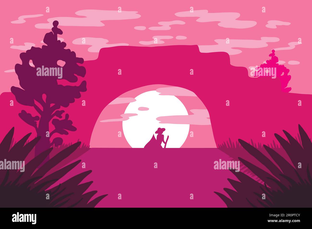 Floating bridge walk Stock Vector Images - Alamy