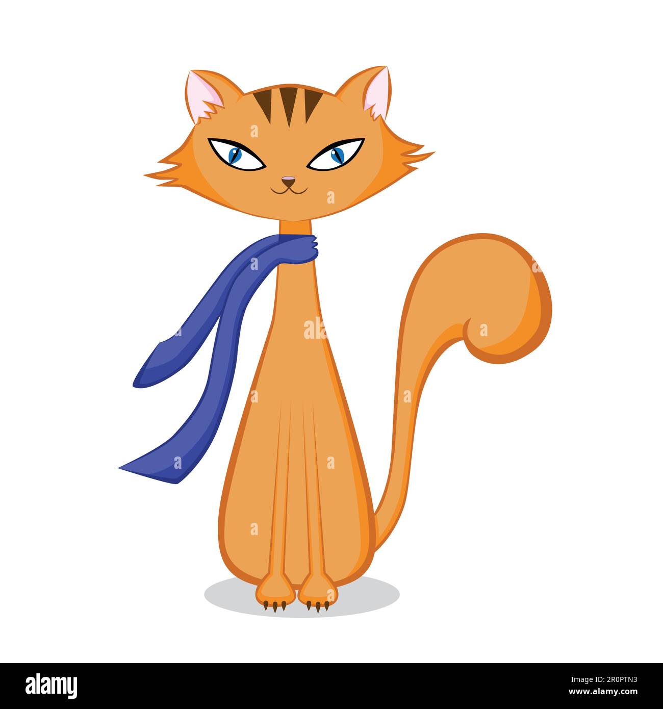 Cartoon Skinny Cat