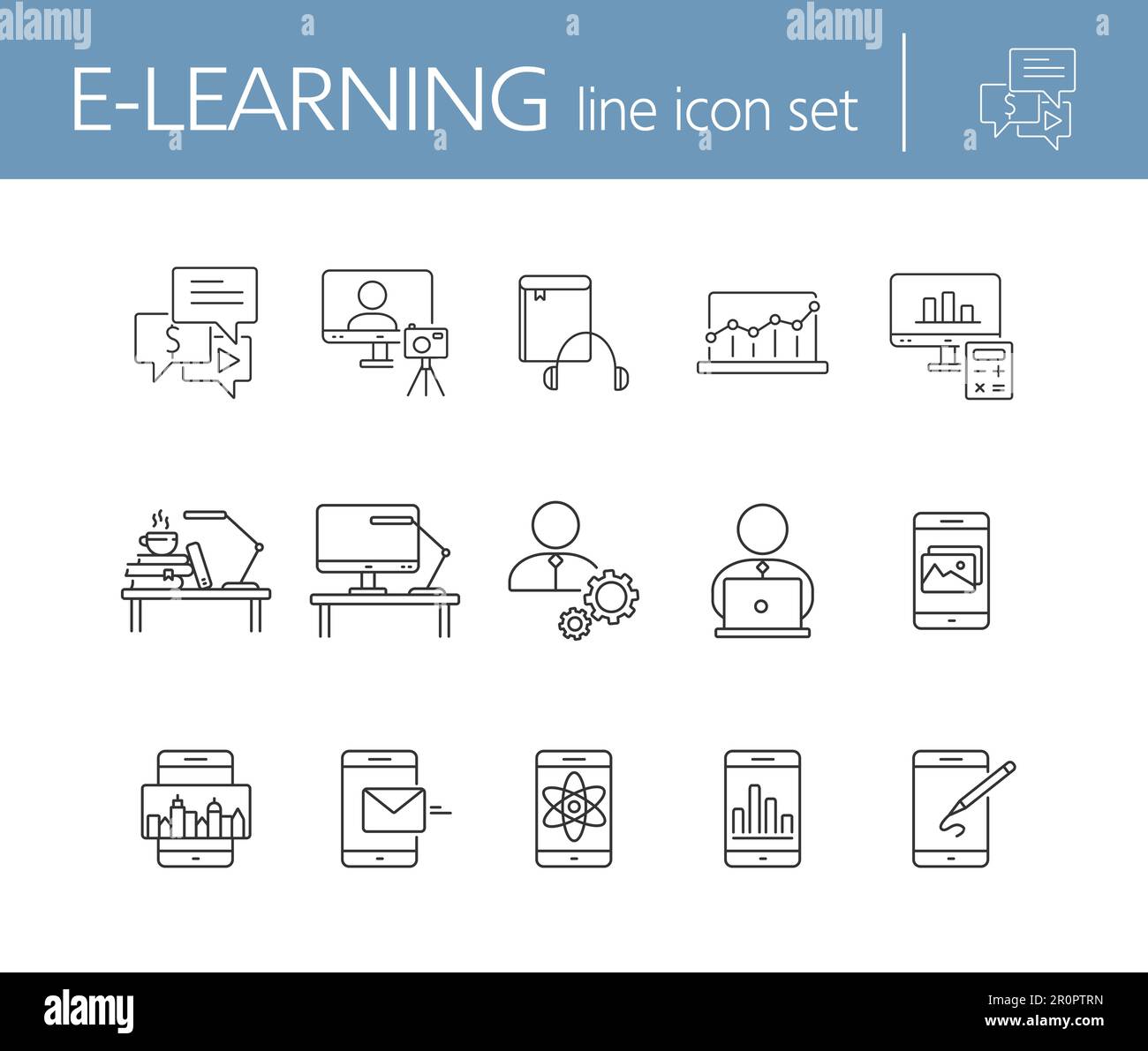 Learning platform icon Stock Vector Images - Alamy