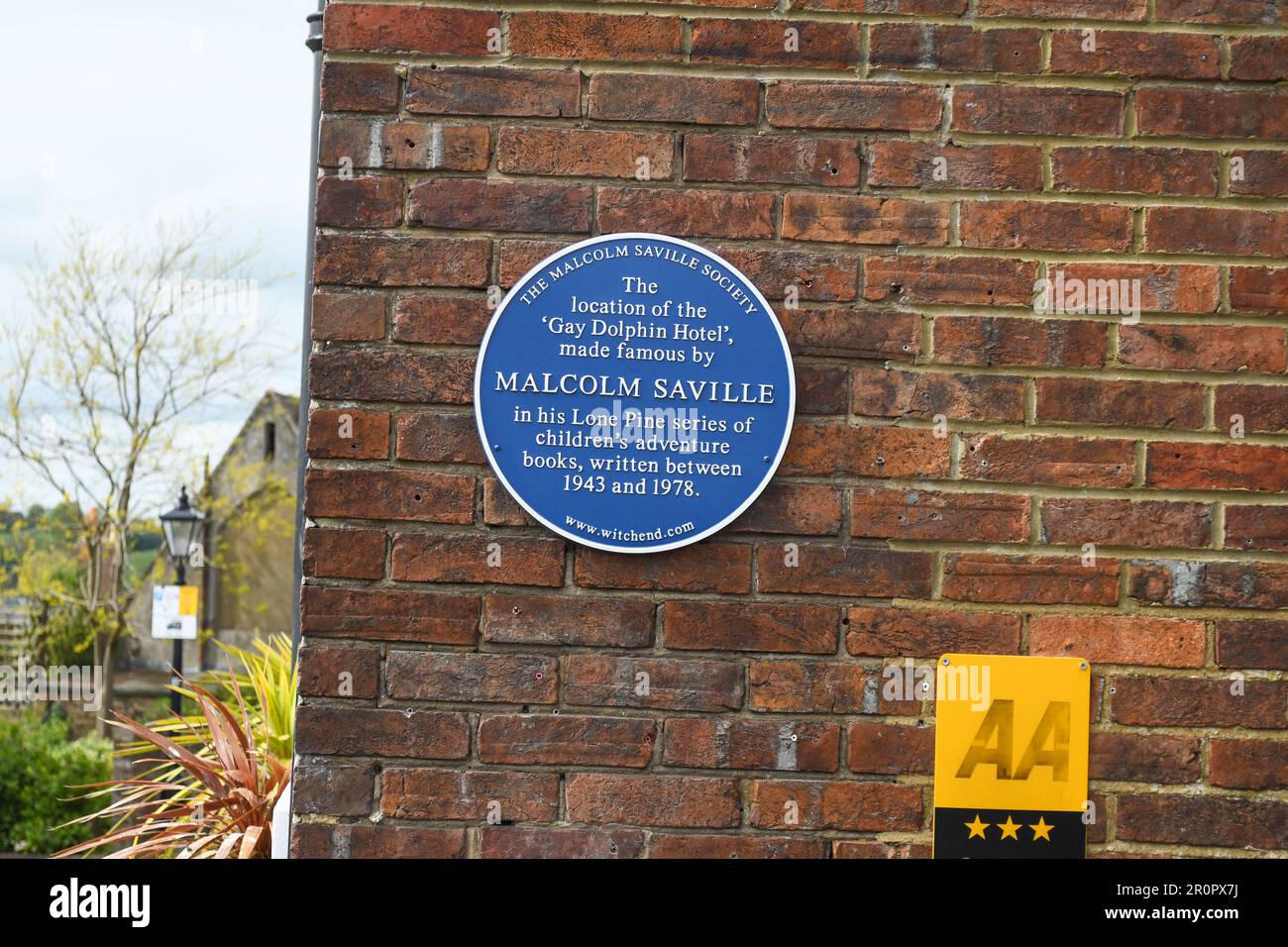 Malcolm Saville plaque Rye Stock Photo - Alamy