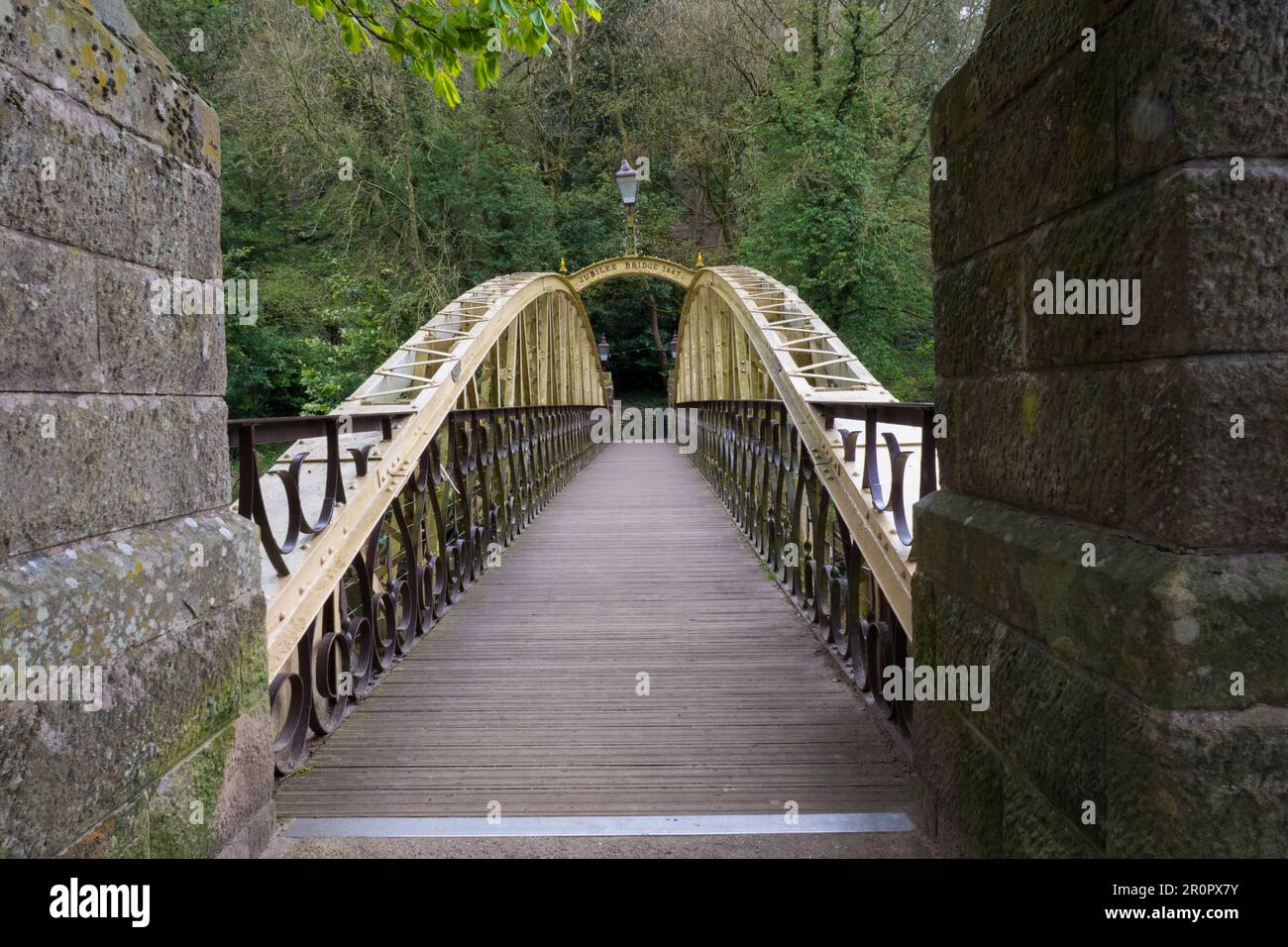 Stapenhill Ferry Bridge Stock Photo - Alamy