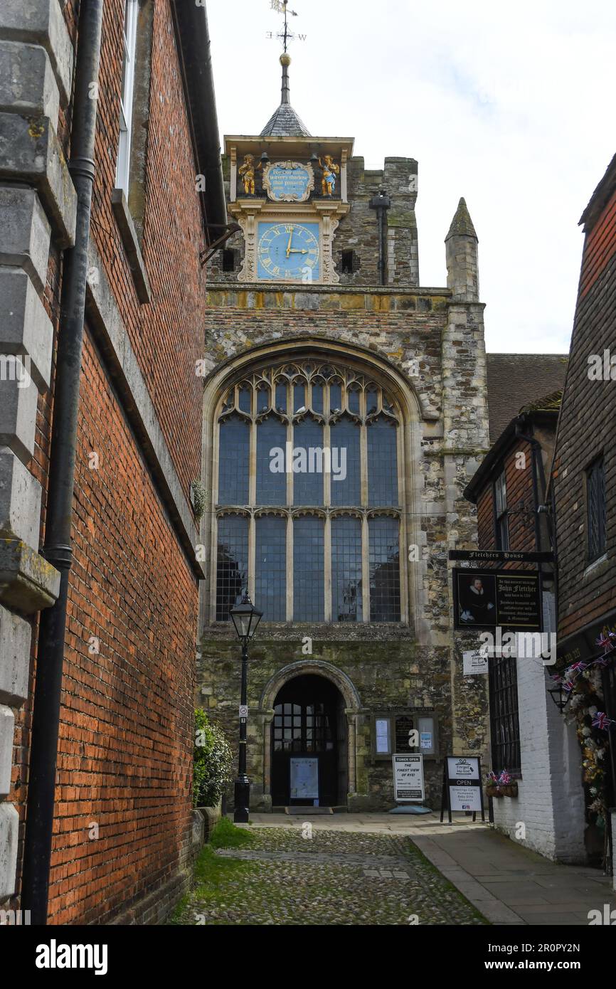 St Mary's Church Rye Stock Photo - Alamy