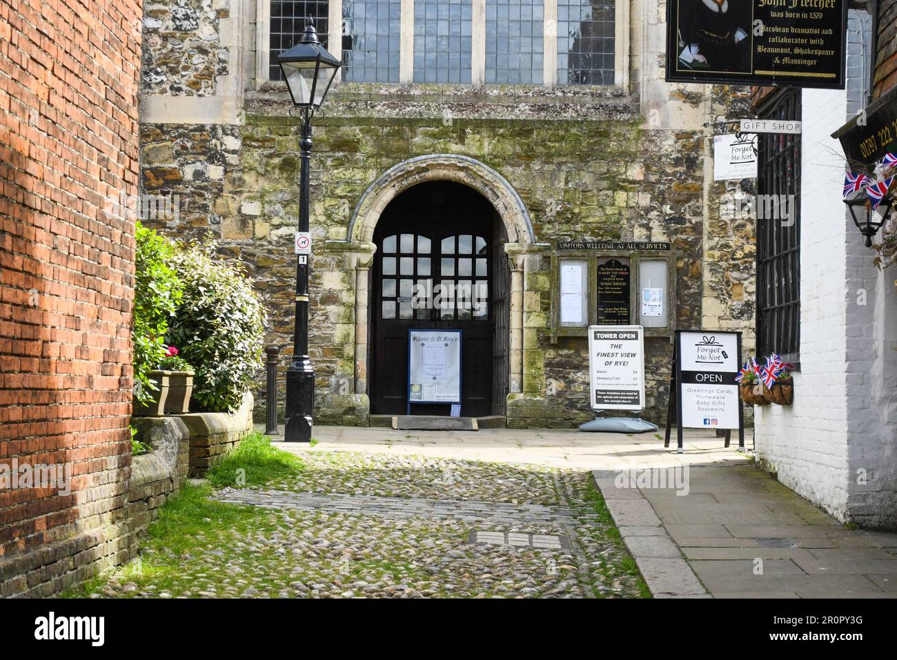 St Mary's Church Rye Stock Photo - Alamy
