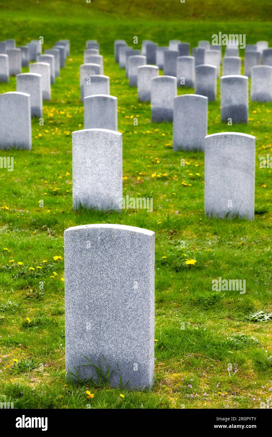 Hamilton Ontario Canada Military cemetery Stock Photo - Alamy