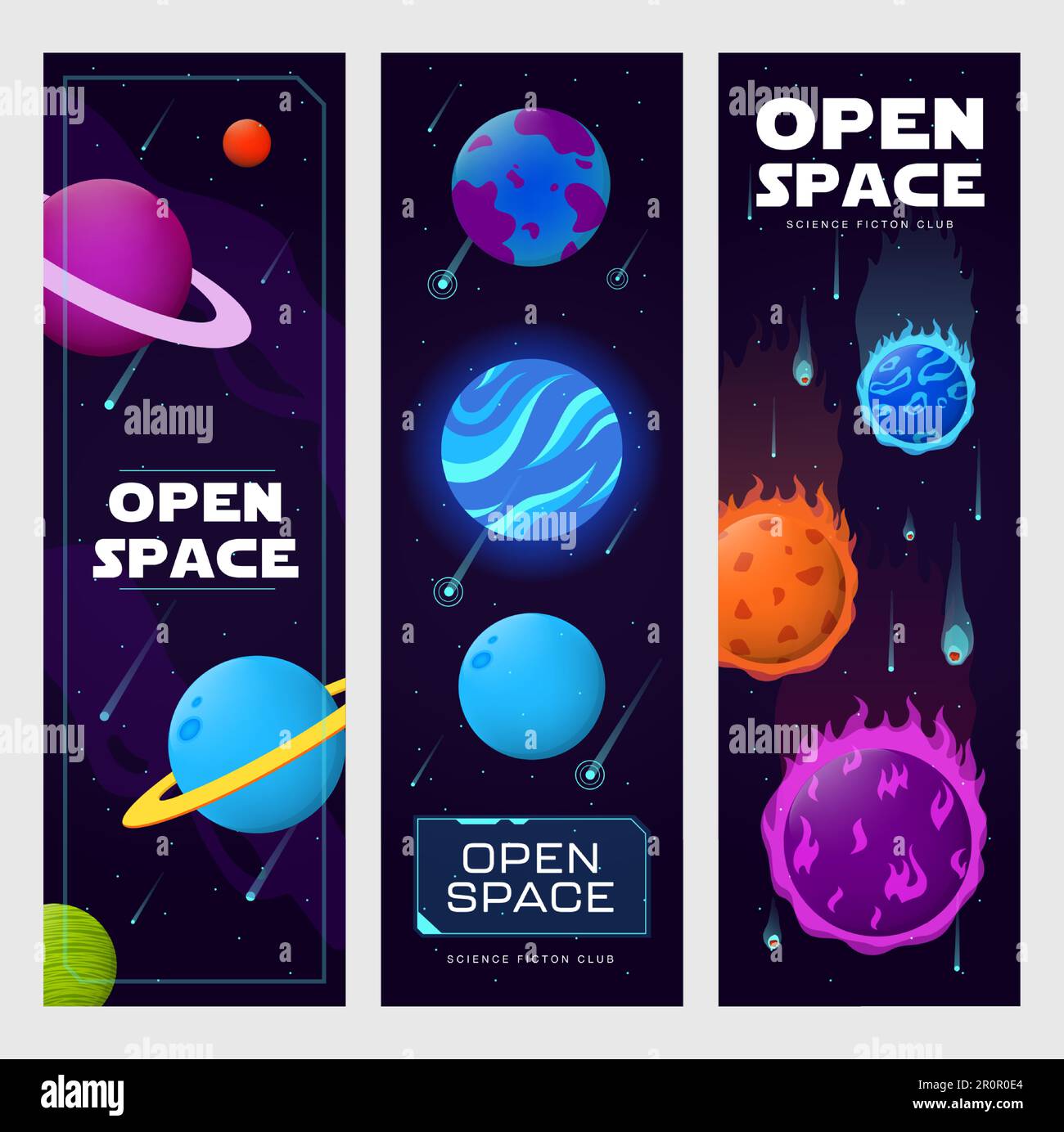 Vertical banners set hi-res stock photography and images - Alamy