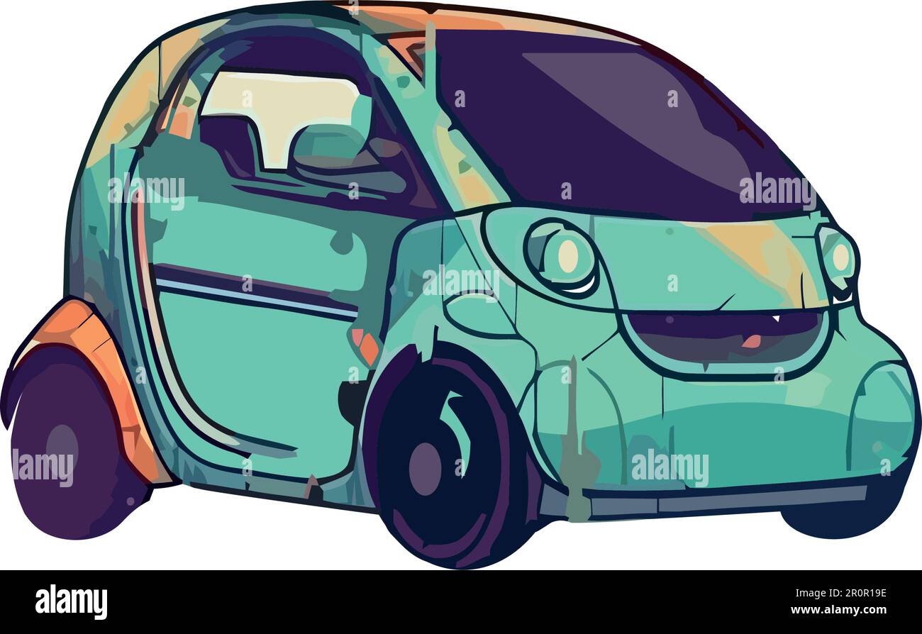 Modern transportation cute cartoon car Stock Vector Image & Art - Alamy