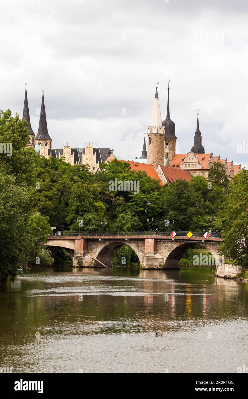 View of Merseburg Castle Stock Photo - Alamy