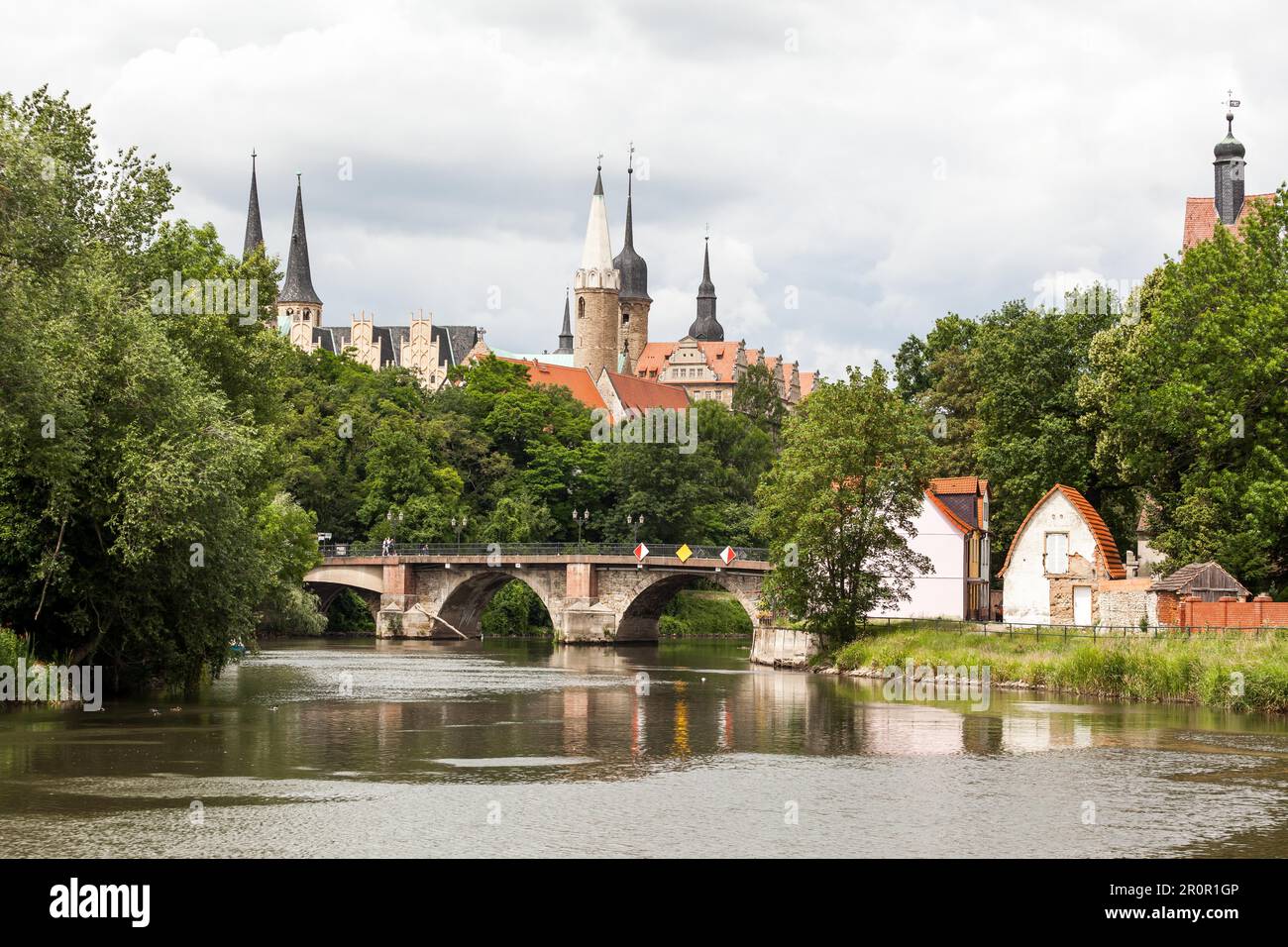 View of Merseburg Castle Stock Photo - Alamy