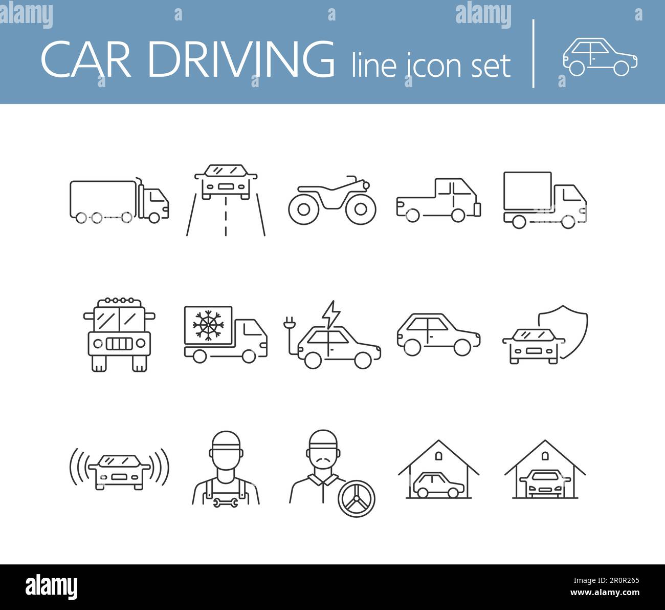 Driving bike group Stock Vector Images - Alamy