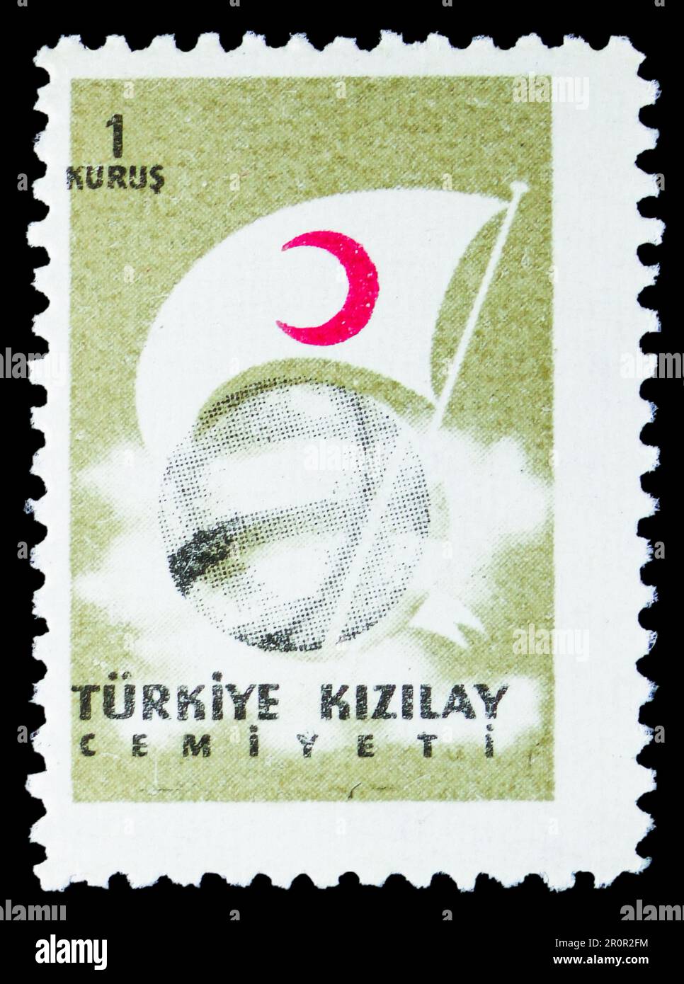 MOSCOW, RUSSIA - APRIL 08, 2023: Postage stamp printed in Turkey shows ...